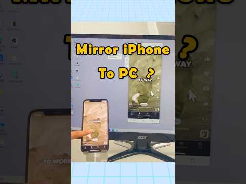 Mirror iPhone To PC With One Click