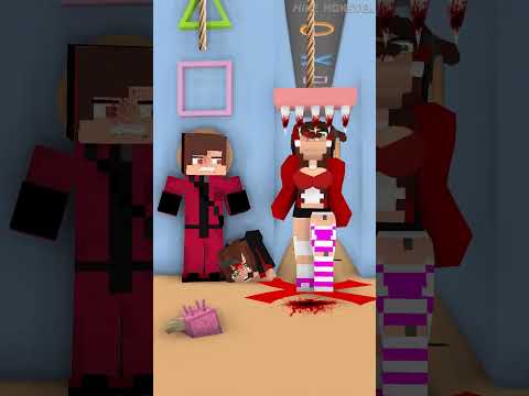 Time Flies so fast : Squid Game JJ and JJ's Sister PT4 - MAIZEN Minecraft Animation