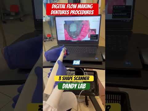 Digital Flow ! Making Denture With Digital Scanner / Dandy Lab / 3 Shape Scanner
