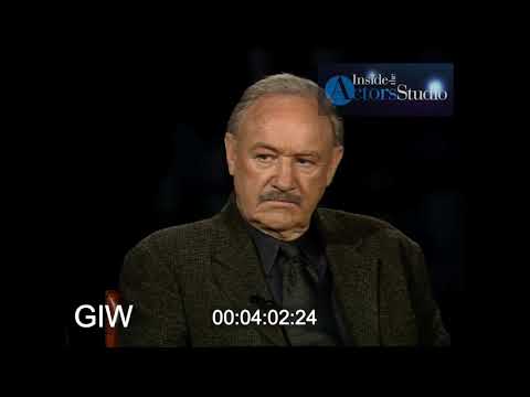 Gene Hackman Talks About His Father on "Inside the Actors Studio"