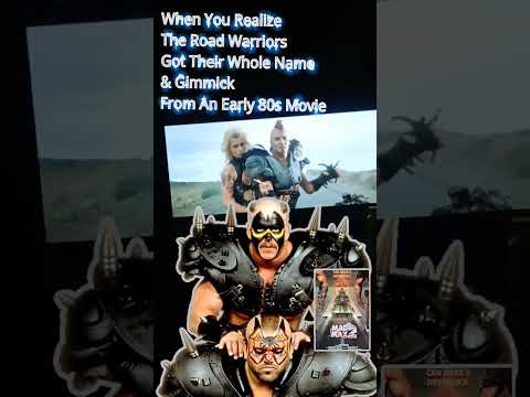 When You Realize The Road Warriors Got Their Whole Name & Gimmick From An Early 80s Movie 😯 #Shorts