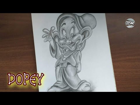 How to draw Dopey from Snow White| jesar art