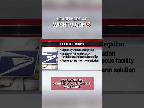 Lawmakers in Congress call on USPS to address delivery delays at Indianapolis hub #shorts