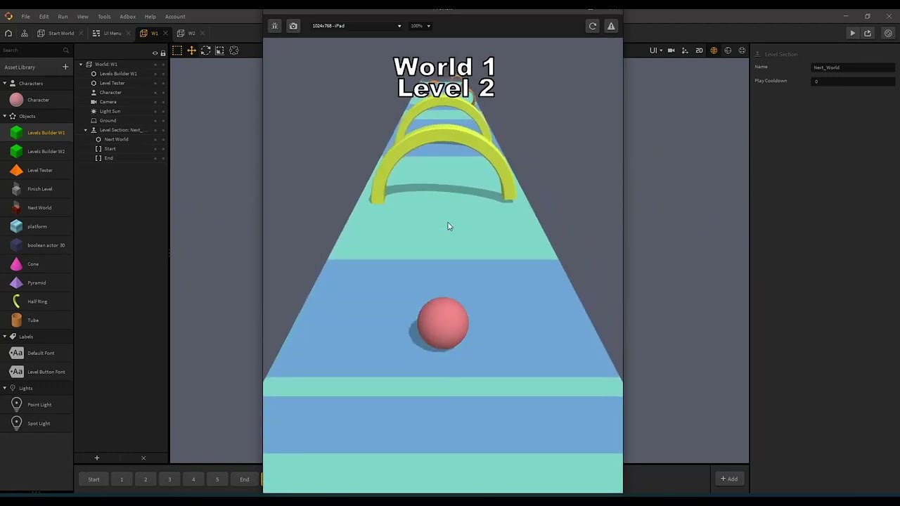 Levels Builder System for Buildbox - DEMO 1