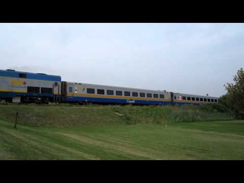 VIA Rail Canada - #900 on train 73 crossing Keil Dr.