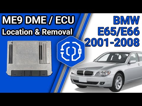 BMW 7-Series E65, E66 2001-2008 DME/Engine Computer Location & Removal by ECU Team Corp