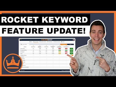 Publisher Rocket Keyword Feature Update! 2021