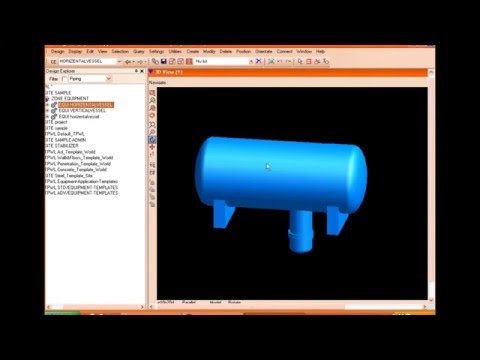 PDMS Video – Equipment Modelling 9 | PDMS Macro