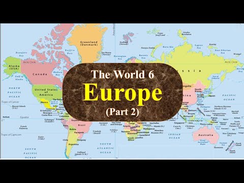 The World Countries 6: Eastern/Southern Europe Countries and Capitals with maps