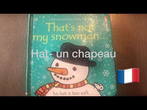 That’s not my snowman- with French key words