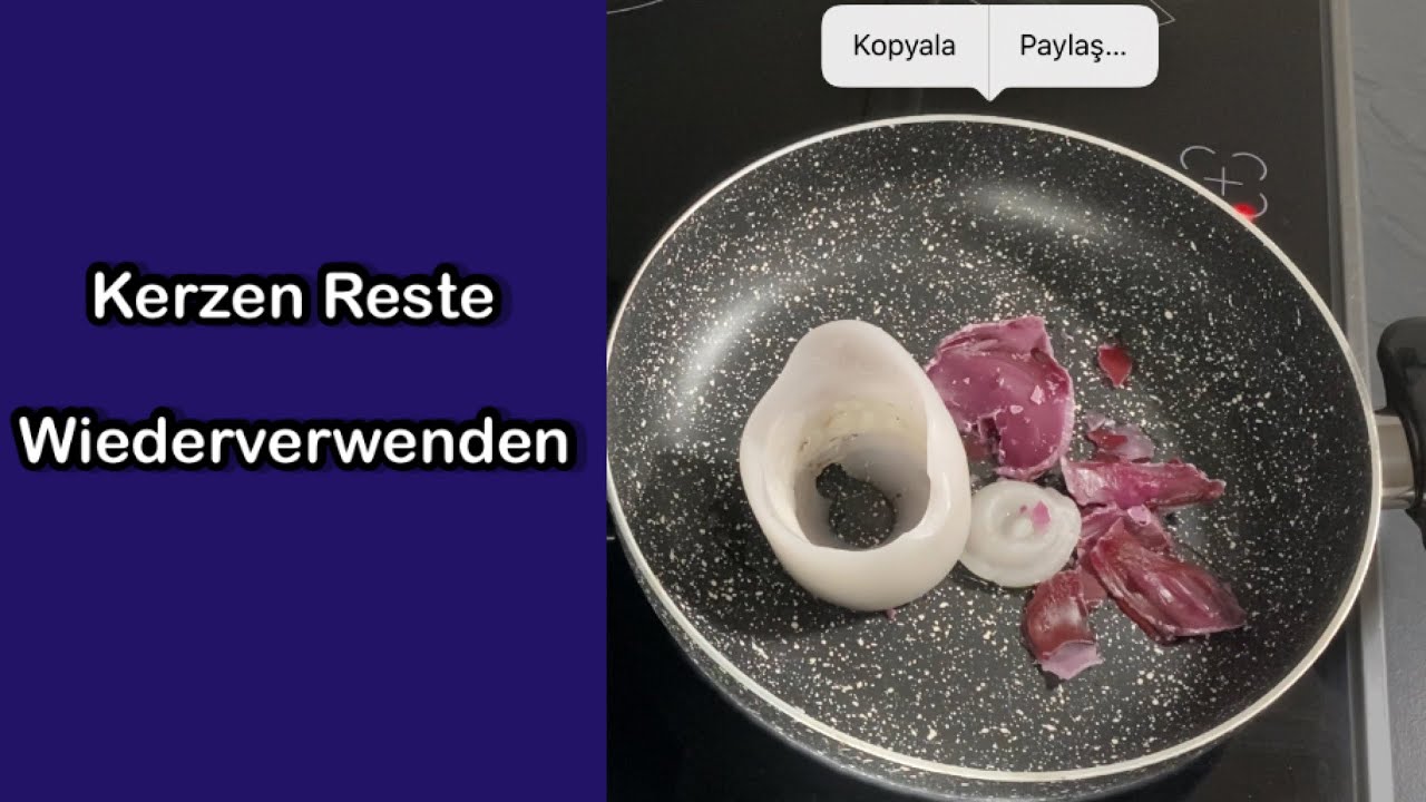 KERZENRESTE WİDERVEWENDEN👍🏻 Dekorative Kerze…