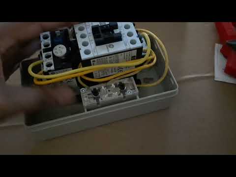 stop and start magnetic contactor wiring