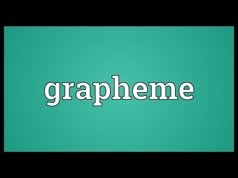 Grapheme Meaning