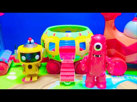 YO GABBA GABBA Funko Ninky Nonk Train Ride Toys Compilation