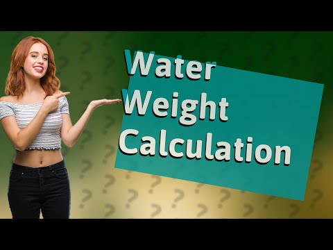 How much does water weigh in grams?