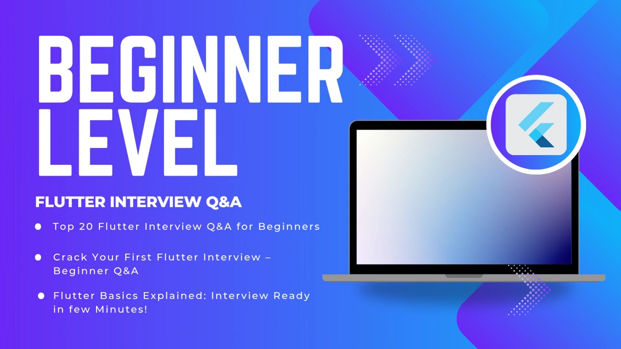 Flutter Interview Questions and Answers for Beginners (2025 Updated)