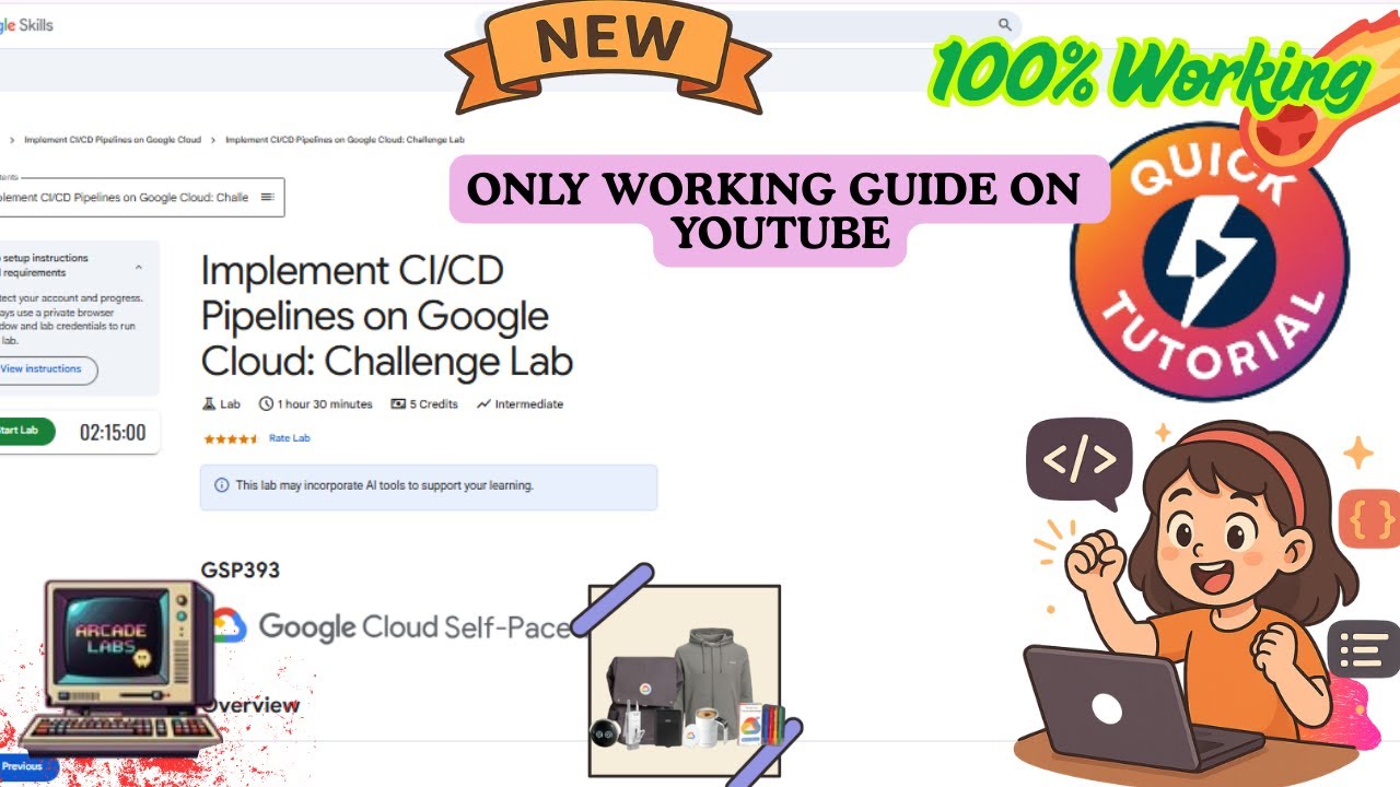 Implement CI/CD Pipelines on Google Cloud: Challenge Lab | New Guide | #GSP393 #qwiklabsarcade2025