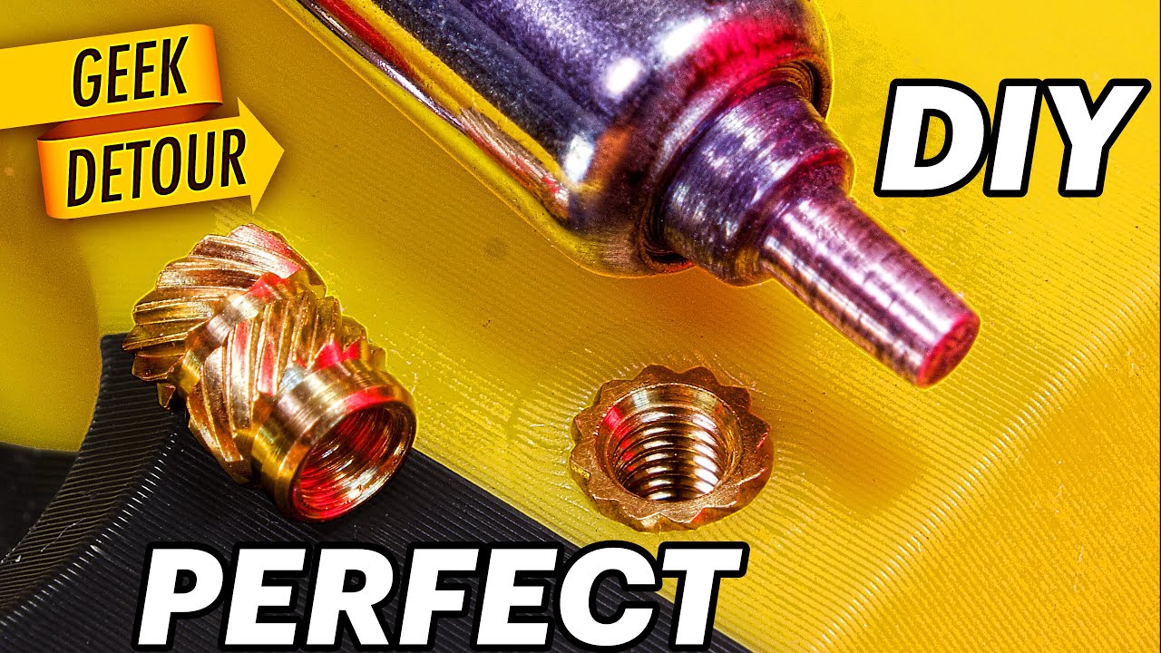 How to use Brass Inserts on 3D Prints: make your own tips, cheap!