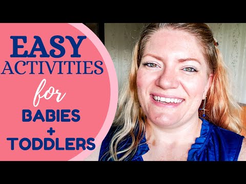 EASY ACTIVITIES FOR BABIES AND TODDLERS | DIY AT HOME | SUPER SIMPLE + MESS FREE