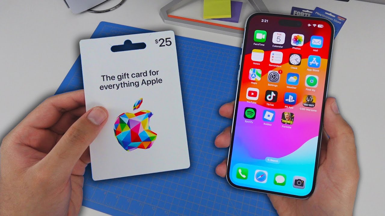 How to REDEEM APPLE GIFT CARD on iPhone (EASY METHOD)