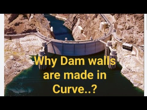 Why the Main Dam Body is Made Curved with a Larger Bottom : #HooverDamUnitedStates