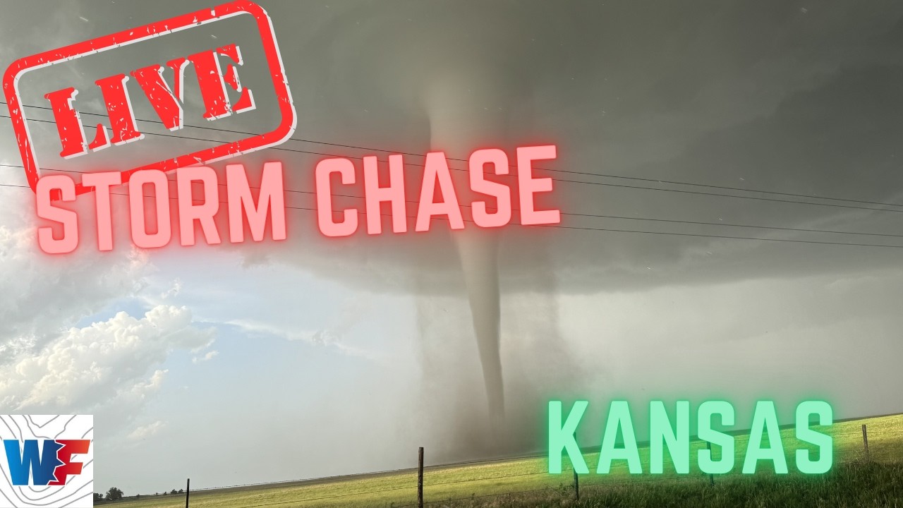 LIVE Tornado Outbreak Potential in Kansas | Dangerous Supercells | Storm Chasing