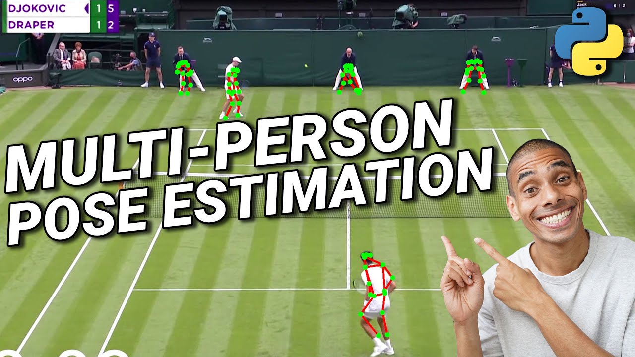 Tensorflow Multi-Person Pose Estimation with Python // Machine Learning Tutorial