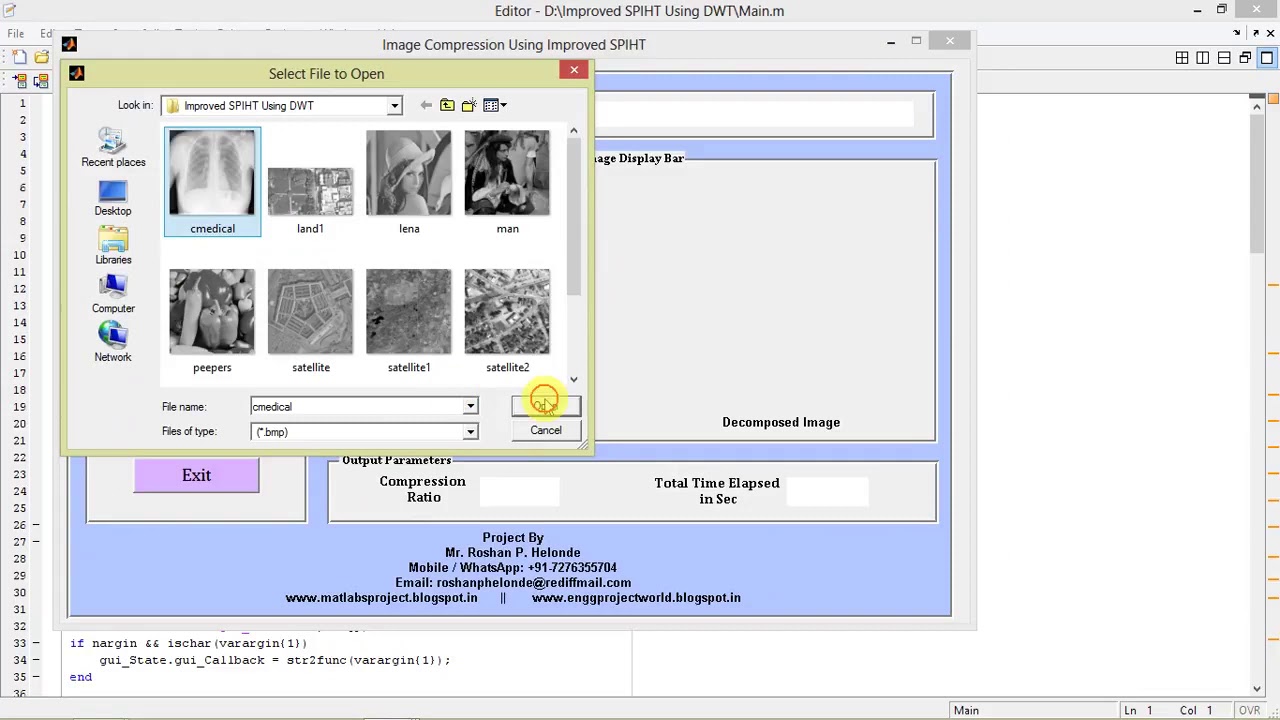 Image Compression using SPIHT and Improved SPIHT Technique Image Processing Project