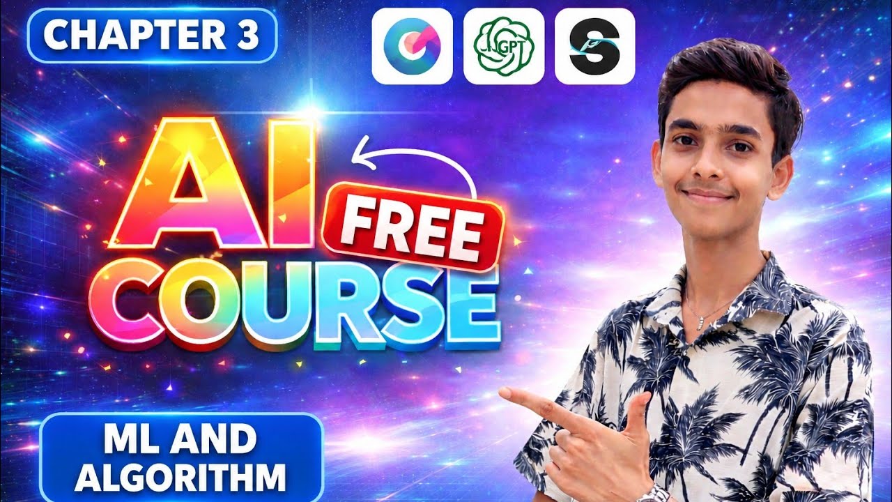 🔥 Machine Learning Explained in 10 Minutes | AI Course Chapter 3 / @allrockztech 