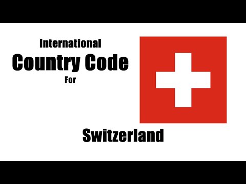 What is 2 letter country code for Switzerland? Switzerland Country Code