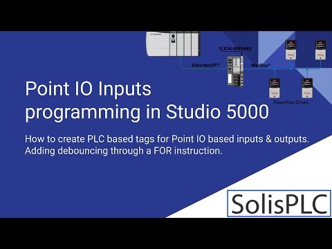 Point IO 1734 Allen Bradley - Tutorial on Programming Inputs Outputs in RSLogix Studio 5000 Ladder