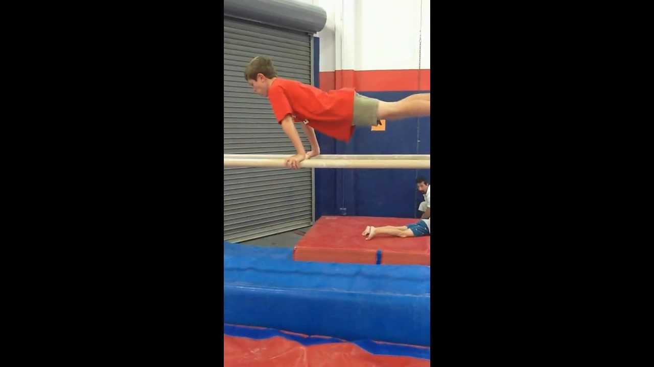 Side Dismount (advanced P Bars)