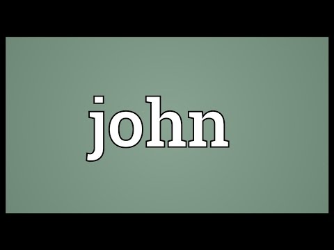 John Meaning