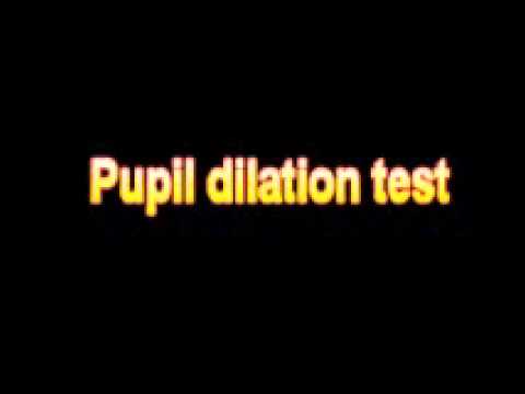 What Is The Definition Of Pupil dilation test Medical School Terminology Dictionary