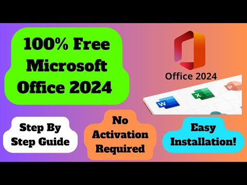 Free Microsoft Office 2024: Simple Guide to Download Install & Activate | MS Word Excel Full Version