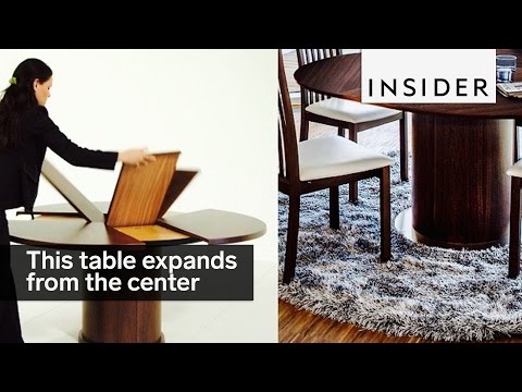 This table expands from the center