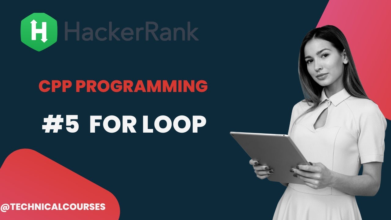 #5 For Loop Hackerrank C++ Solution | Cplusplus Programming Answer