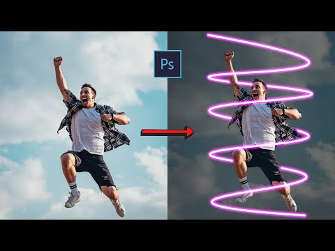 neon effect photoshop