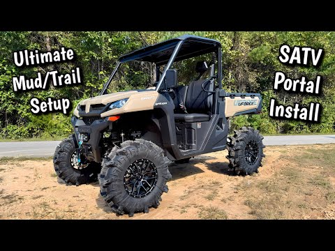 CFMOTO UFORCE SATV Portal Install | Updated Tie Rod & A-Arm Install