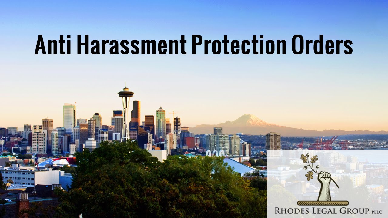 Anti Harassment Protection Orders | A practicing attorney's prospective