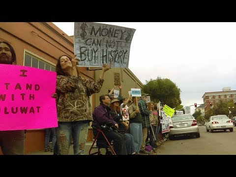 Protest Over Indian Island Remarks by Rob Arkley