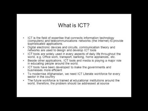 Definition of ICT