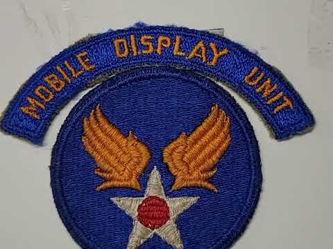 US Army patches US Army Air Force tabs