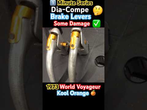 Repair or Replace 🤔Schwinn Dia-Compe Brake Levers 🧰🧑🔧 #bicycle #automobile #schwinn 💯