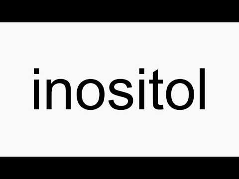 How to pronounce inositol