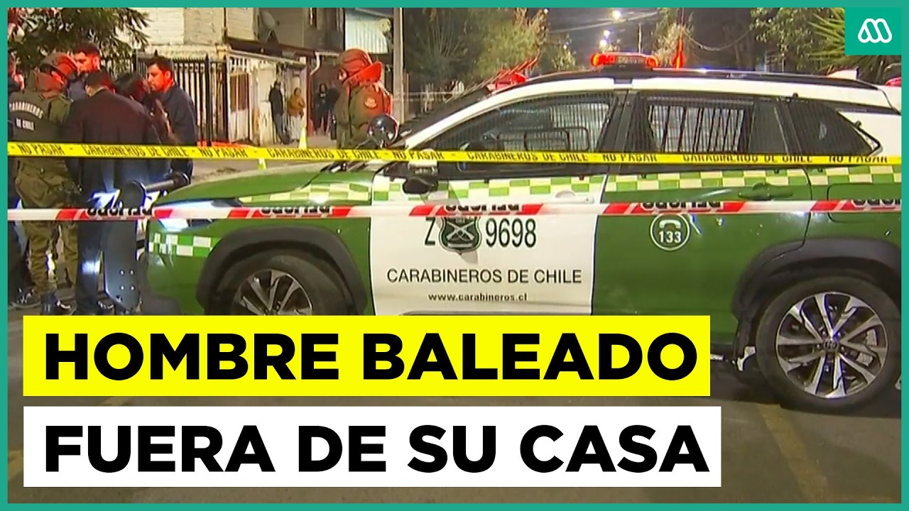 Hombre muere baleado fuera de su casa en Pedro Aguirre Cerda: Recibió más de 50 disparos