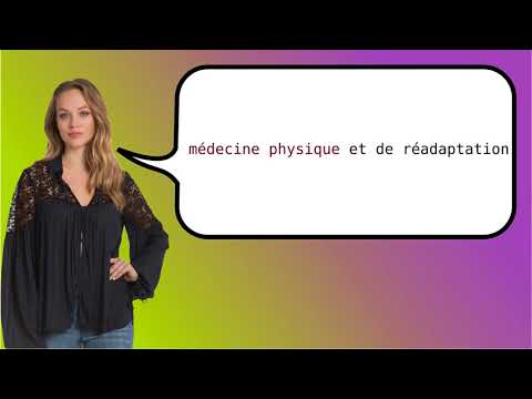 How to say 'physiatry' in French?