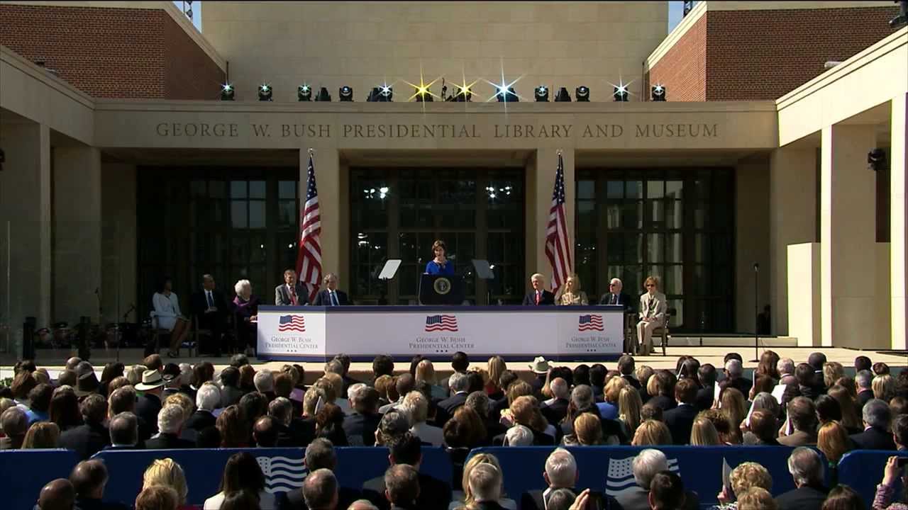George W Bush Presidential Library Dedication