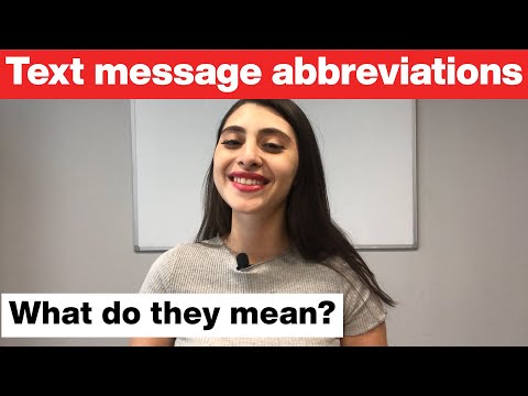Text message abbreviations: what are they and how are they used?