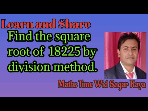 How To Find Square Root of 18225 || Division Method ||
